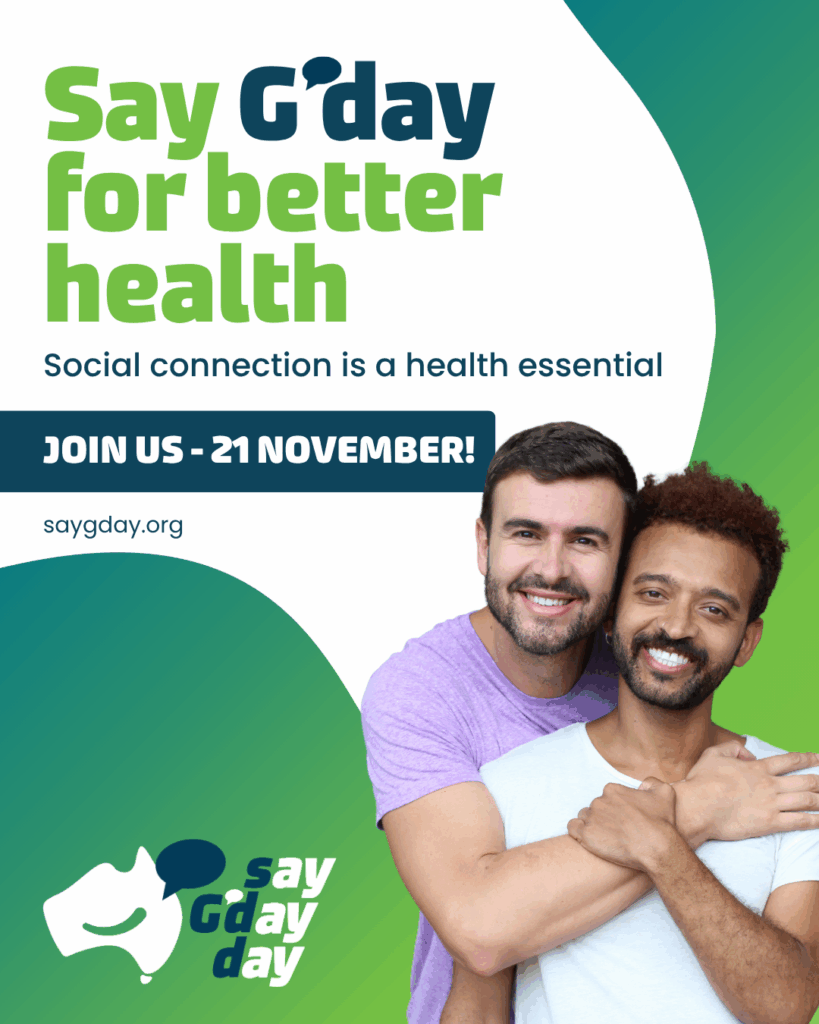 Get Involved – Say G'Day Day