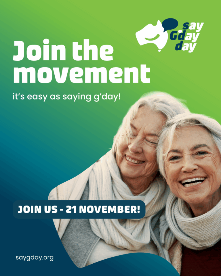 Get Involved – Say G'Day Day